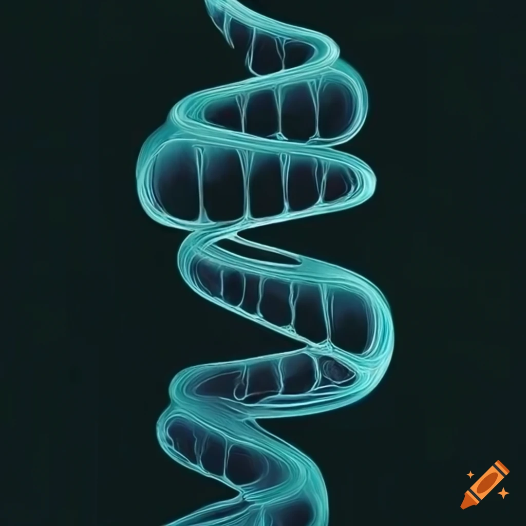 Clean lines and monochromatic color scheme of abstract x-ray fractals ...