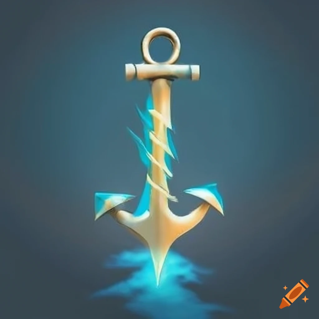 Anchor with lightning bolt on Craiyon