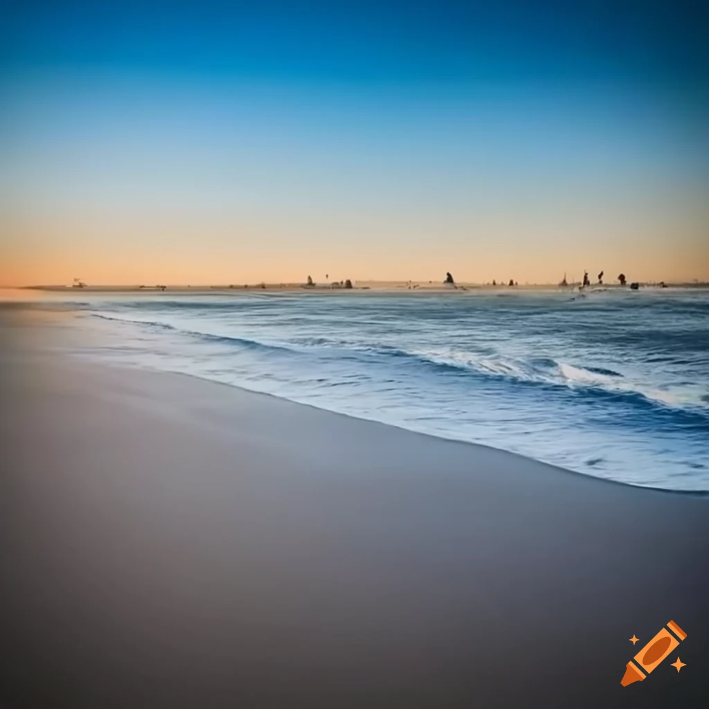 Bild am strand mit motivierender wirkung on Craiyon