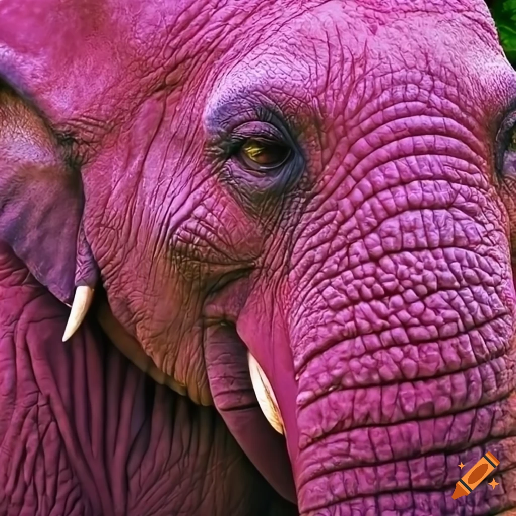 Pink elephants on Craiyon