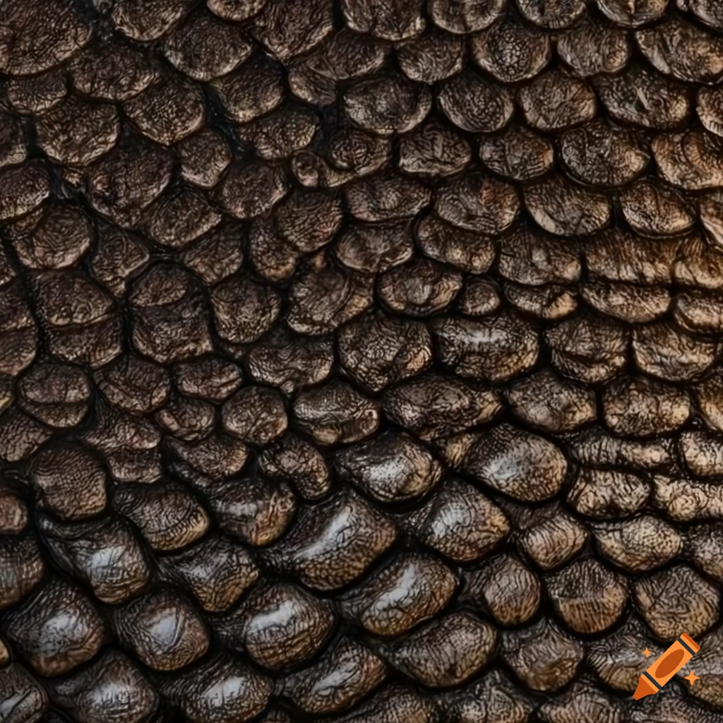 Texture of saltwater crocodile scales skin material on Craiyon