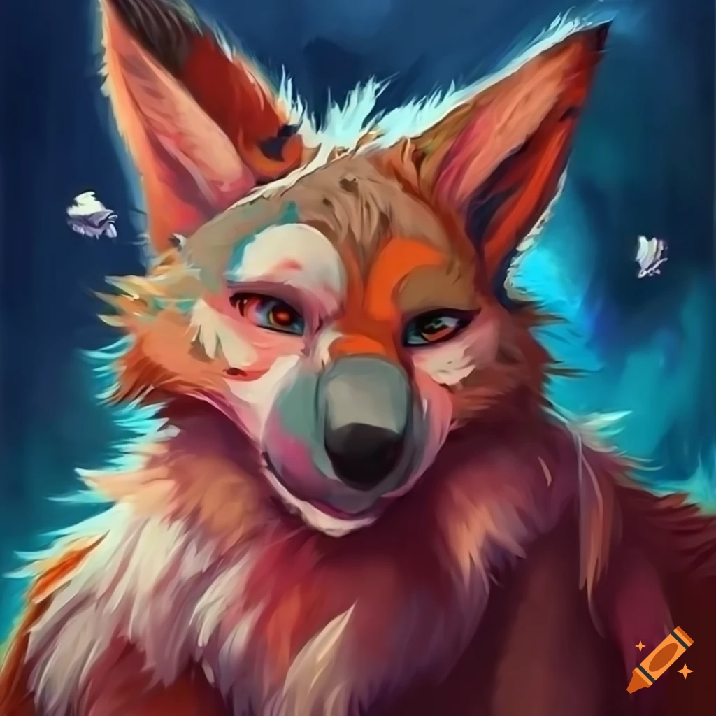 Furry fandom on Craiyon