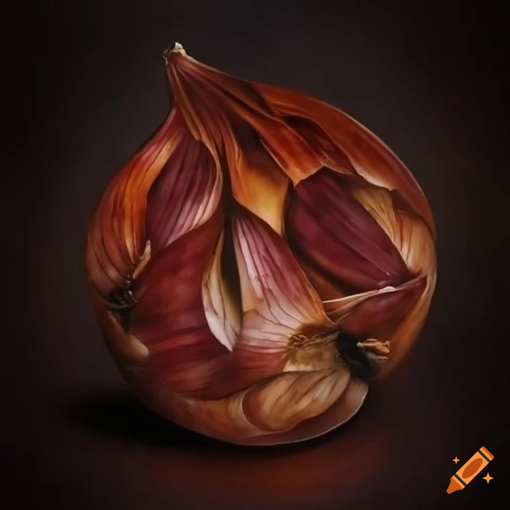Surreal onion skin people with hyperreal detail inspired by Dorothea ...