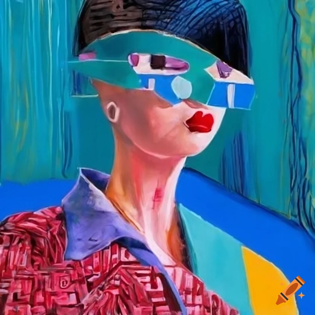 Fashion world dynamic conflict with influences from analytical cubism ...