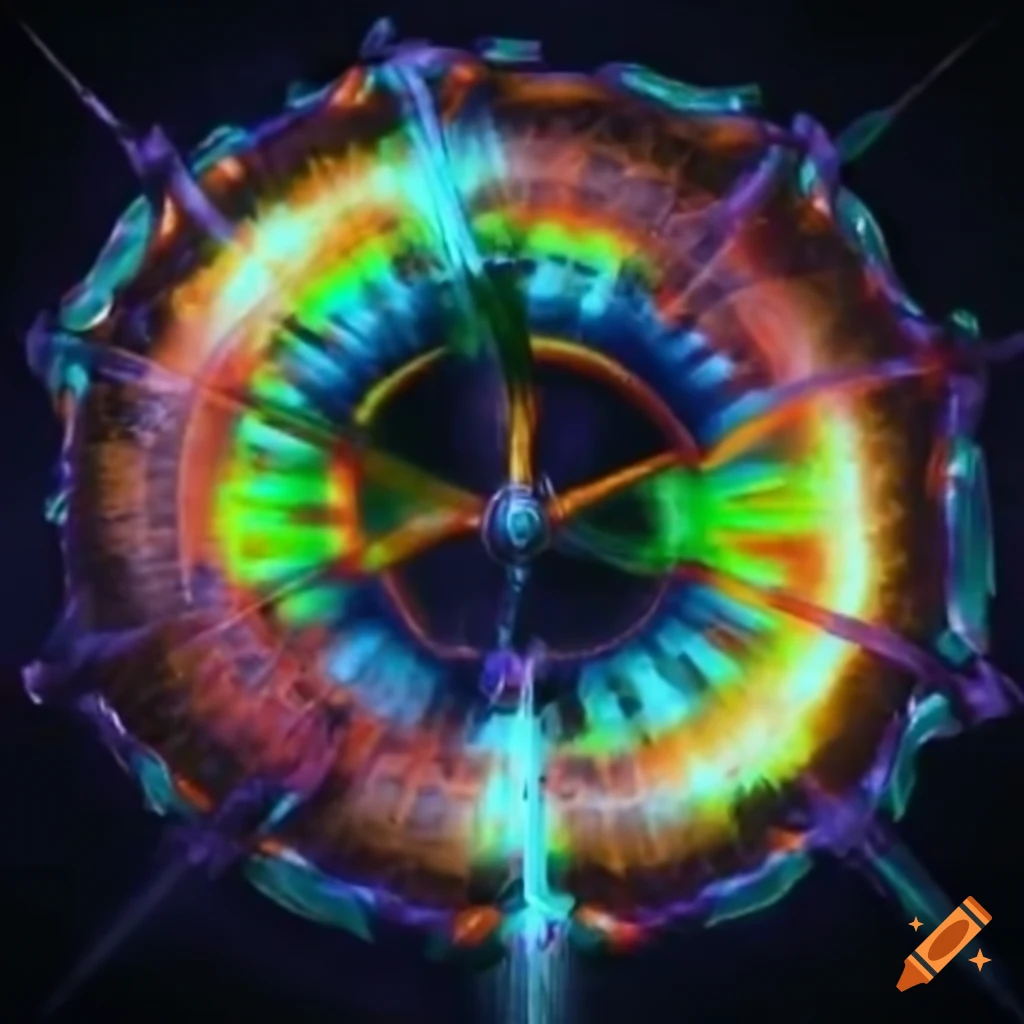 Super fast spinning core wheel on Craiyon