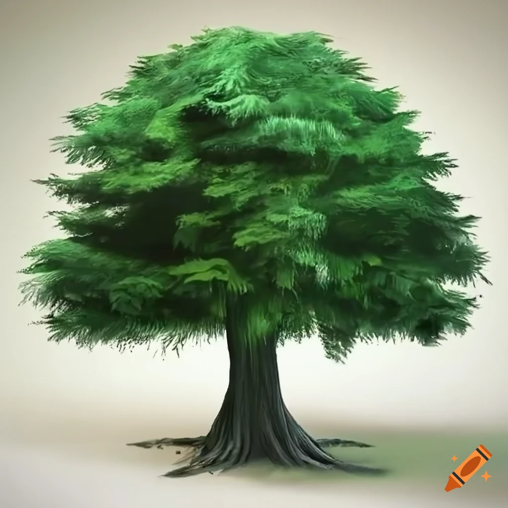 Realistic tree on Craiyon