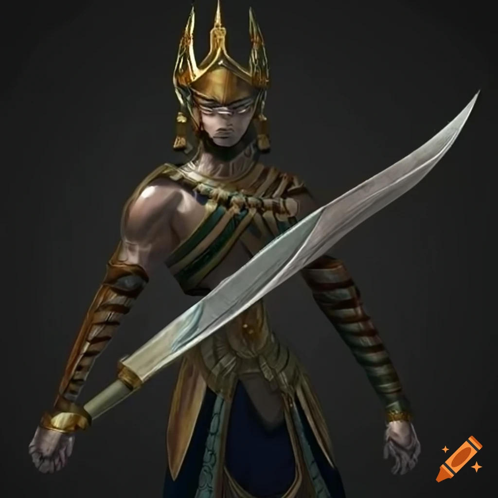 Ai prompt: design a modern suit for bathala blade inspired by filipino ...