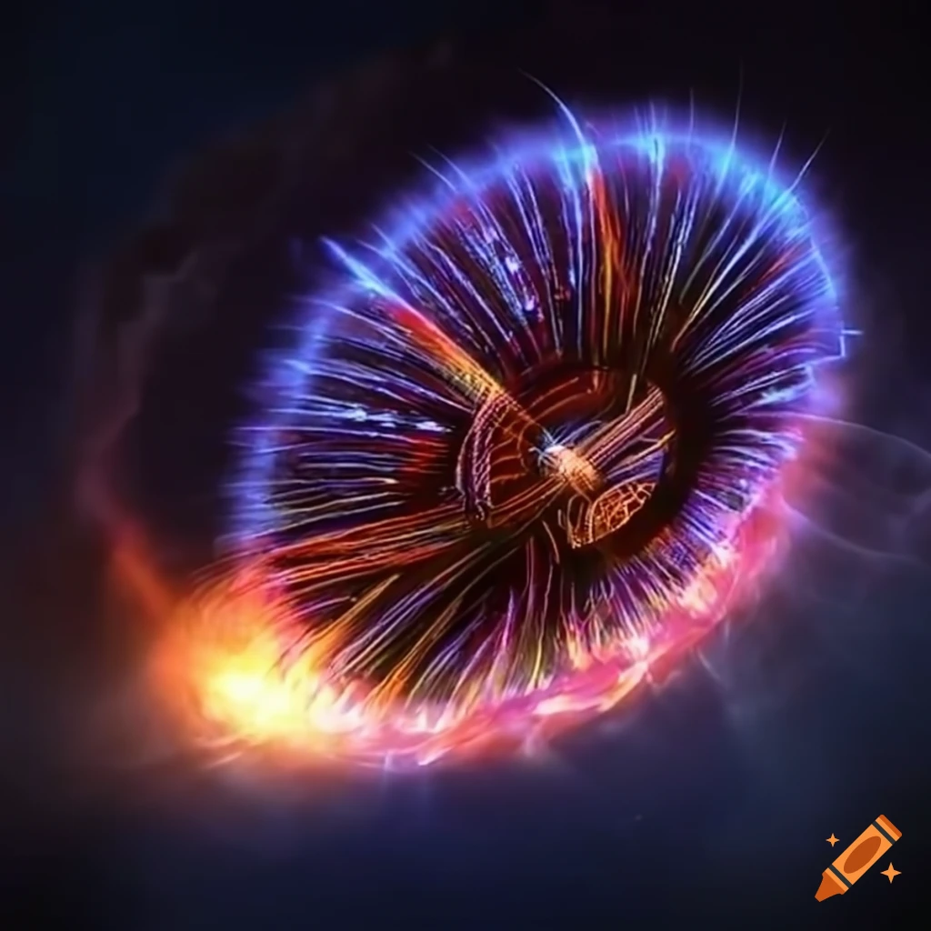 Super fast spinning core wheel on Craiyon