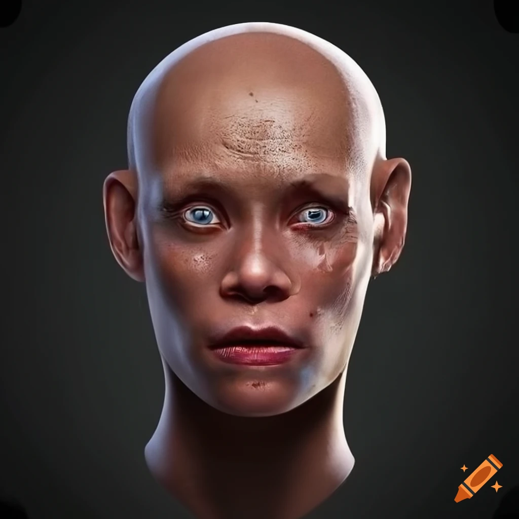 Detailed human faces on Craiyon