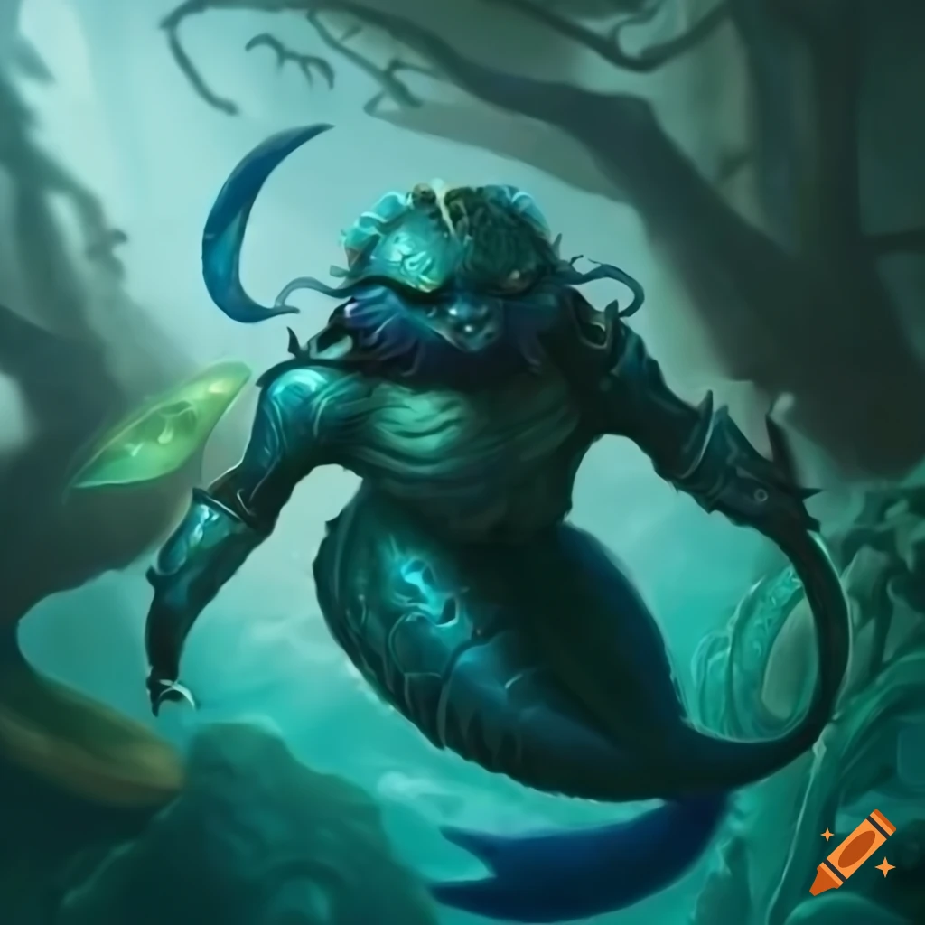 Flaarative Scarab merfolk rogue Magic the Gathering art on Craiyon