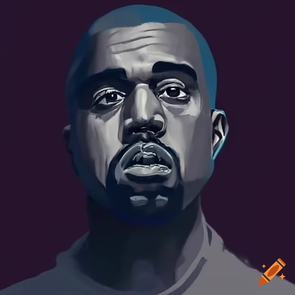 Intense portrait of a musician making direct eye contact on Craiyon