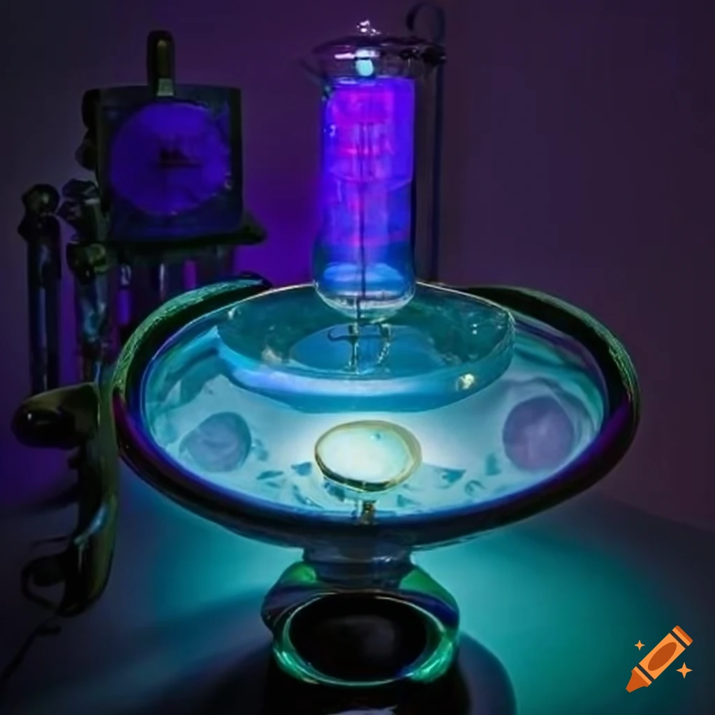 Intricately designed heliometer with swimming cuttlefish and ...