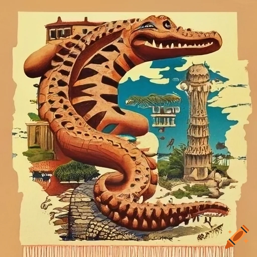 Water park adventure travel poster with Spanish vibes and vibrant ...