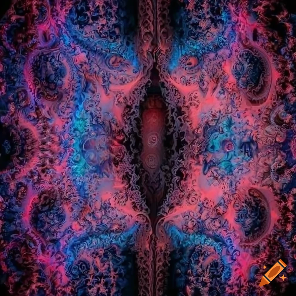 Fractal Limbo Entities in a mesmerizing fractal pattern on Craiyon