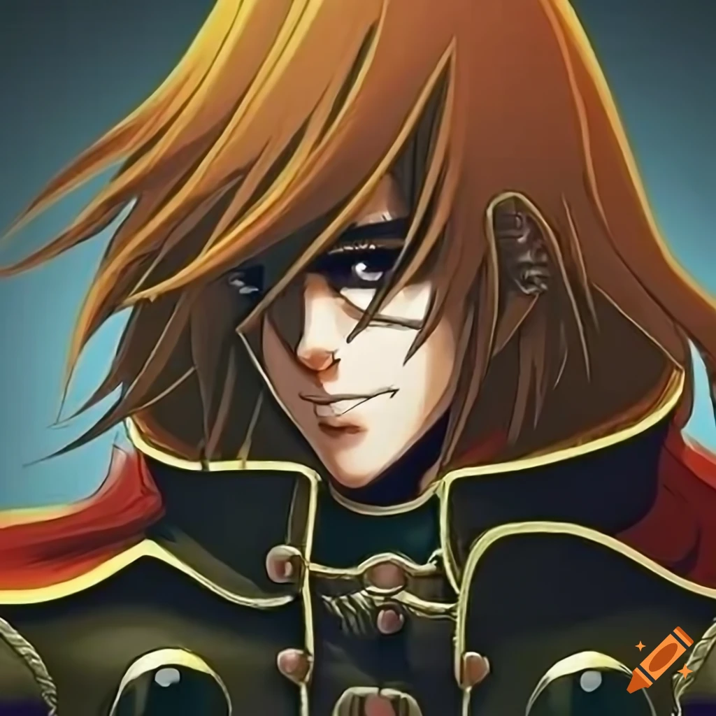 Fictional character captain harlock transformed into a full elvish form ...