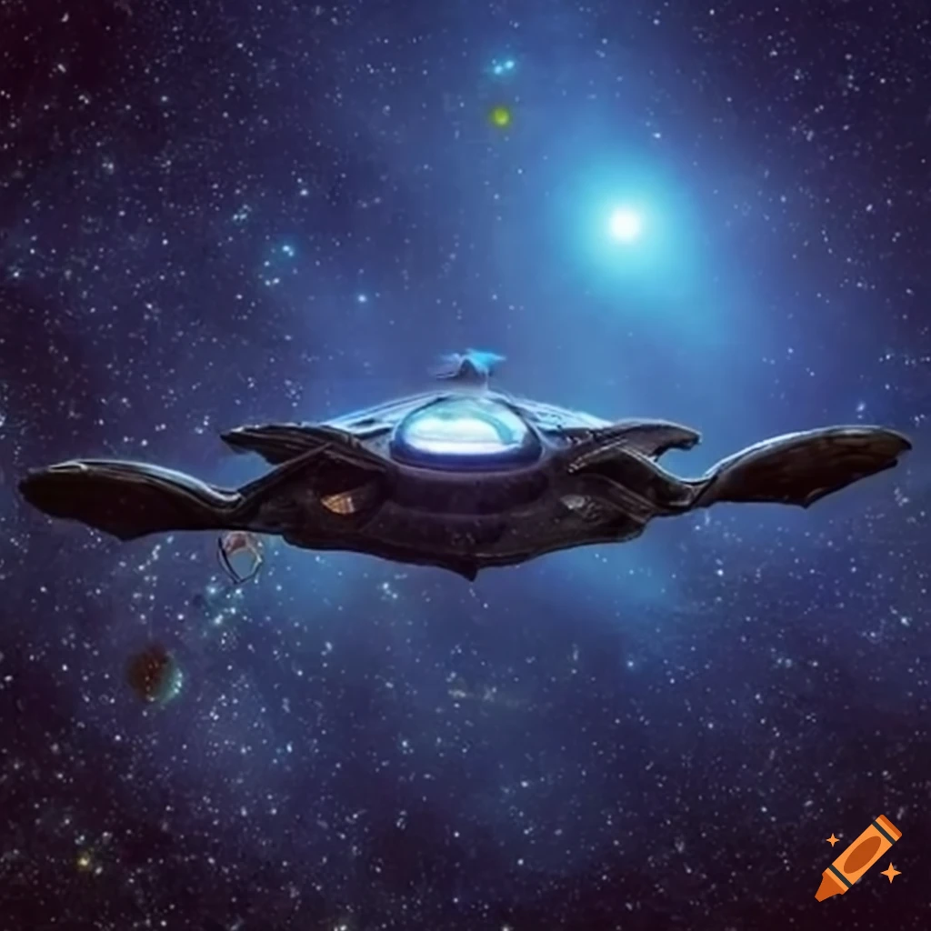 Alien spaceship on Craiyon