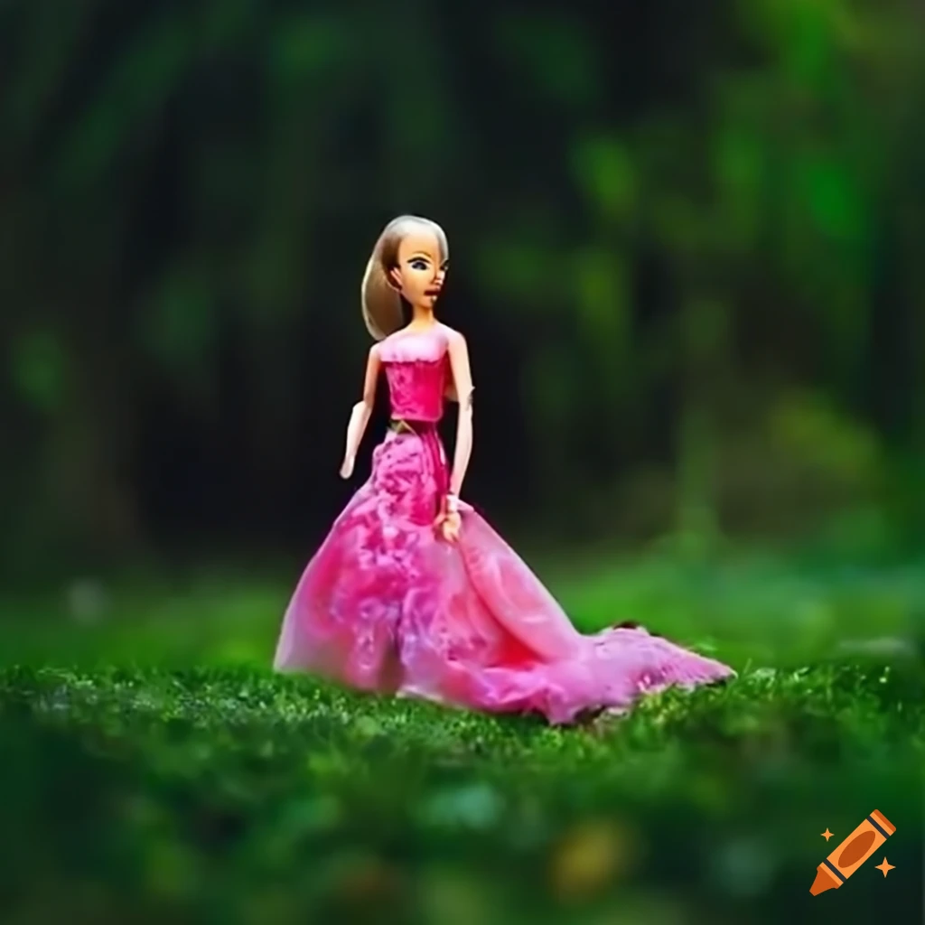 Barbie embarking on an enchanting adventure in diverse landscapes with ...