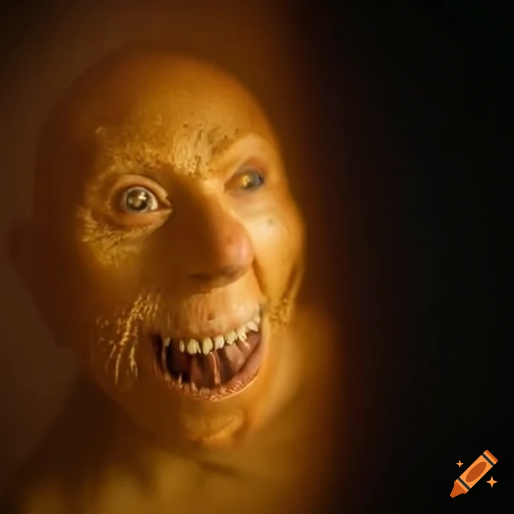 Tall monster mimicking a human on Craiyon