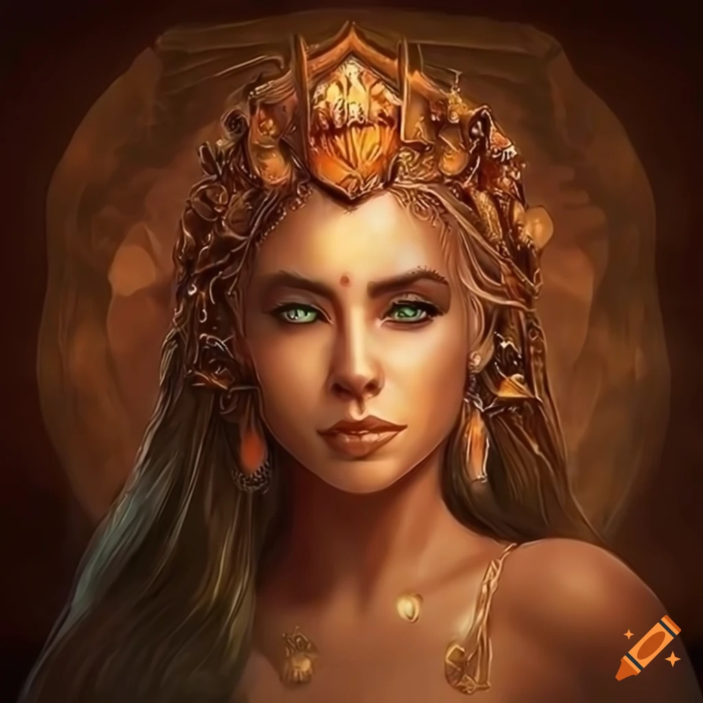 Goddess Of The Desert Fantasy Artwork On Craiyon