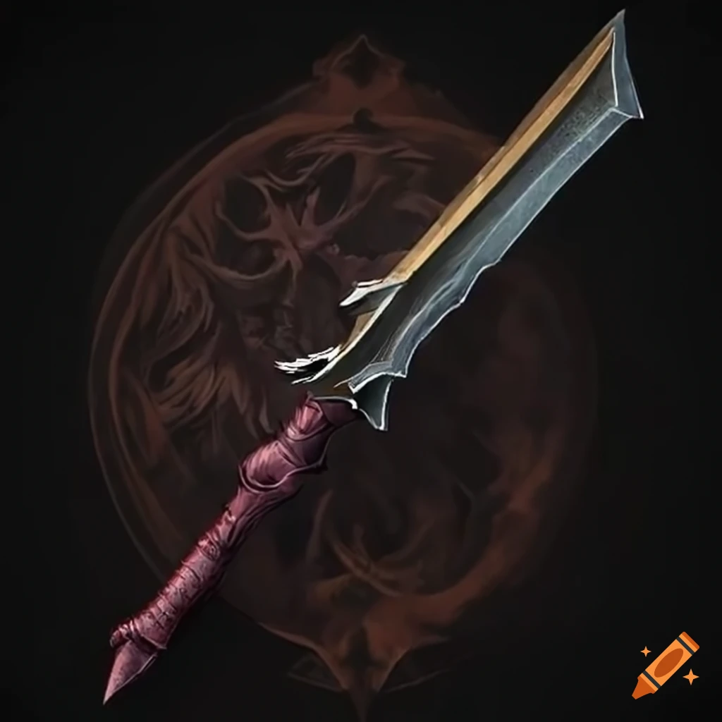 Colossal greatsword with a berserk-like design on Craiyon