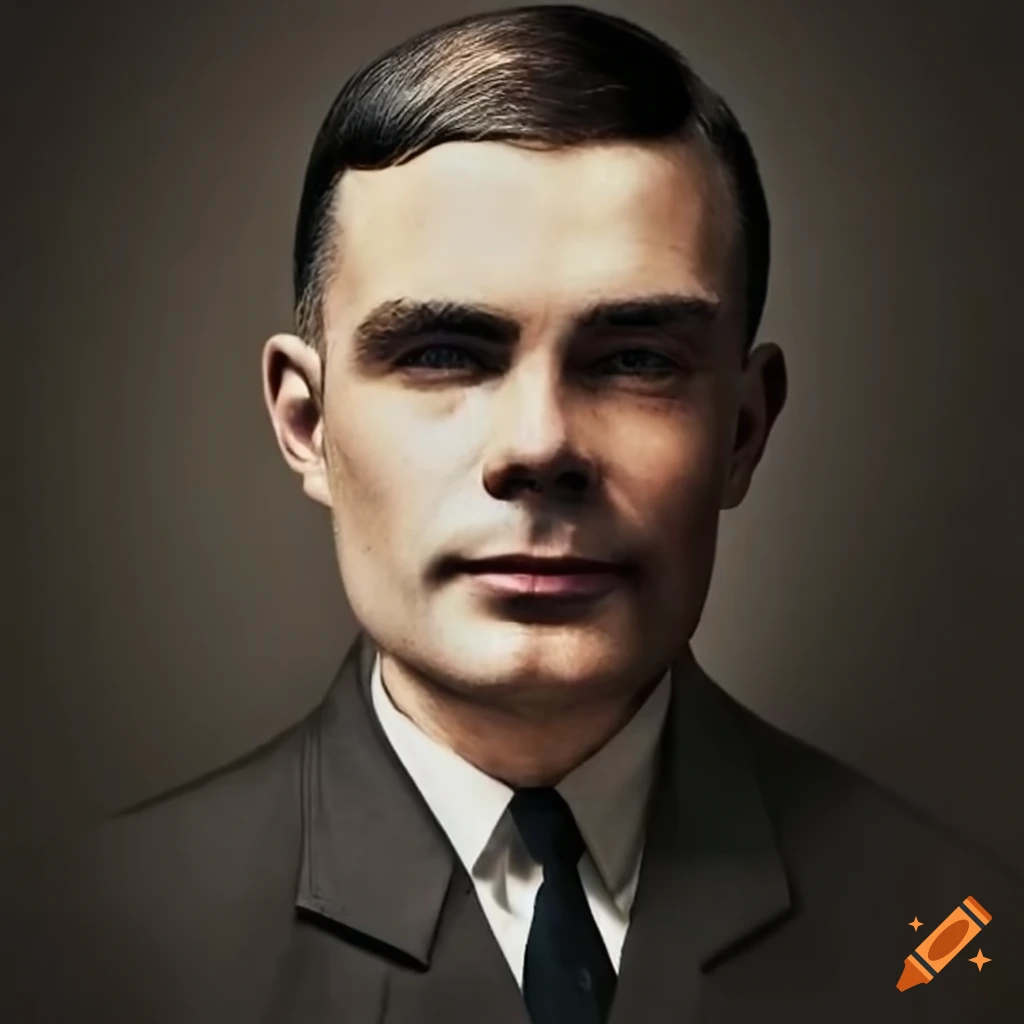Alan turing on Craiyon