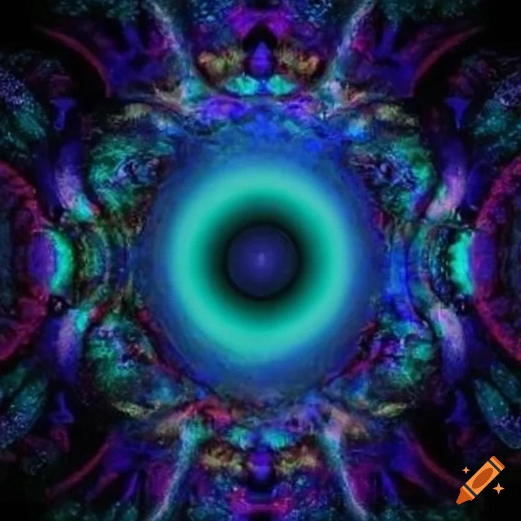 Abstract representation of the fifth dimension on Craiyon