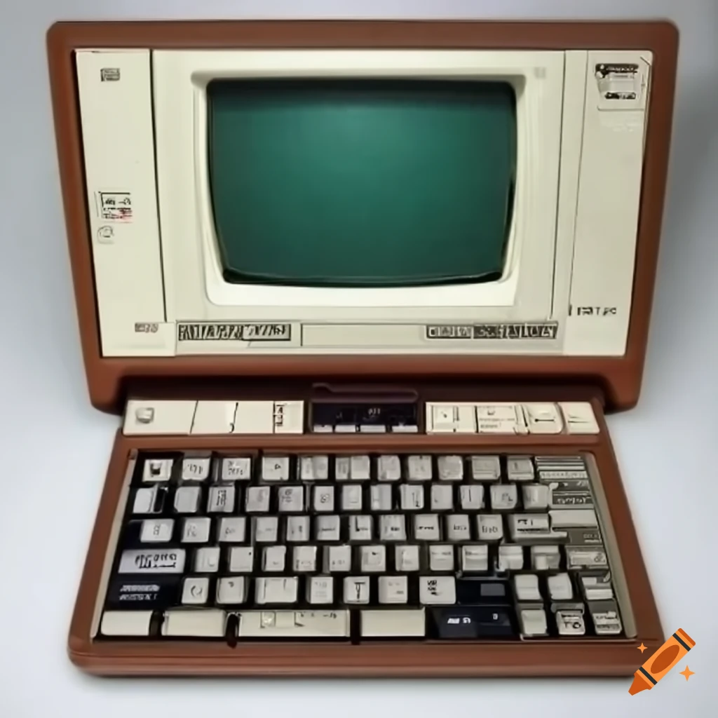 Zenith Z-160 80s portable PC on Craiyon