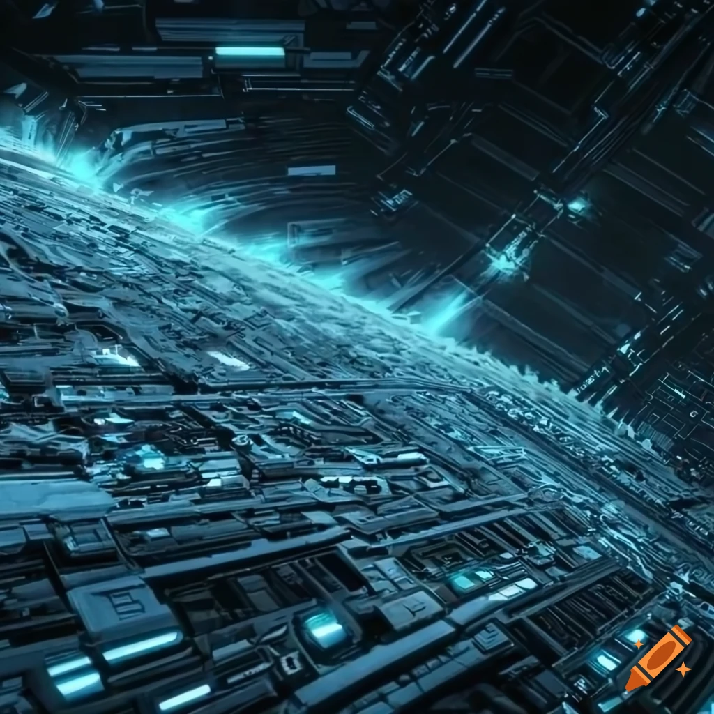 Sci-fi displacement map for CGI with seamless panels and wire grids on ...