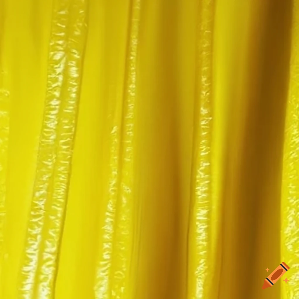 Shiny yellow strip of fabric on Craiyon
