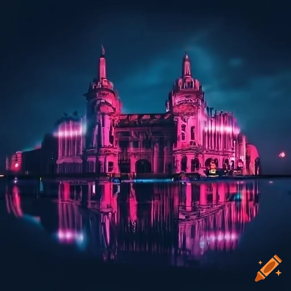 Futuristic cityscape of Bucharest in the year 2300 on Craiyon