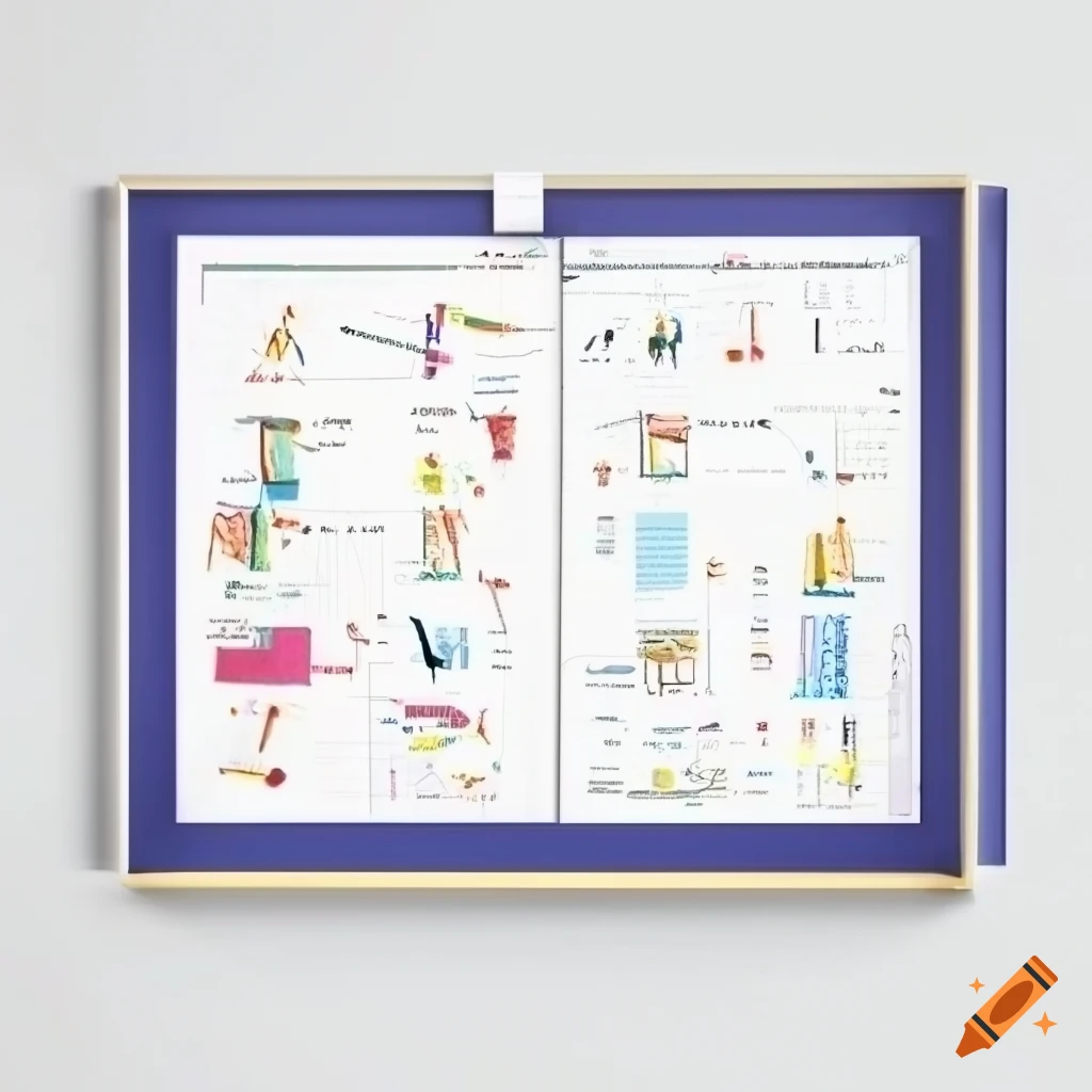 Educational poster reflecting on structuring 2D space on Craiyon