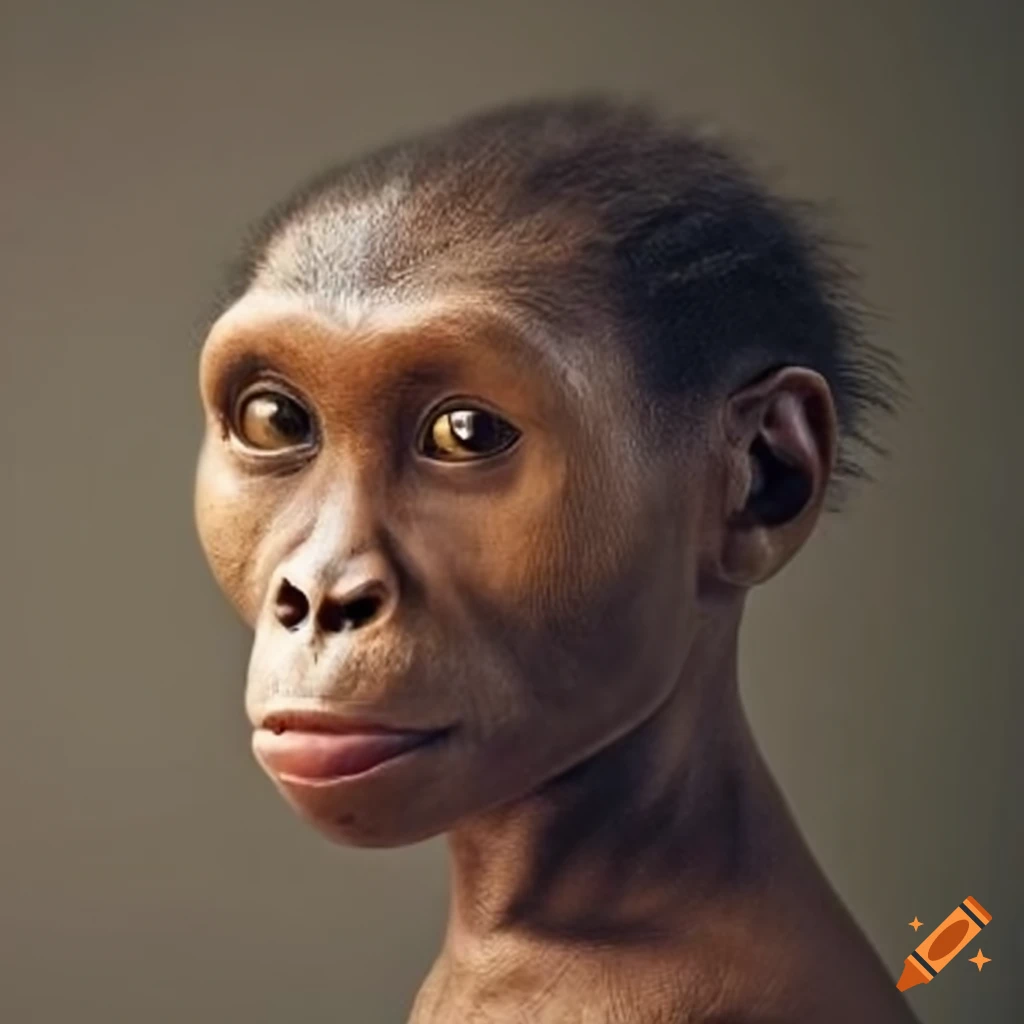 Australopithecus afarensis on Craiyon