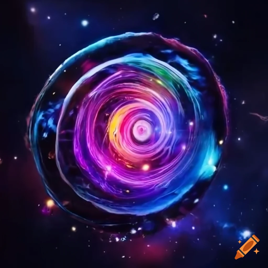 Exploding spin magic cosmic wheel chamber on Craiyon