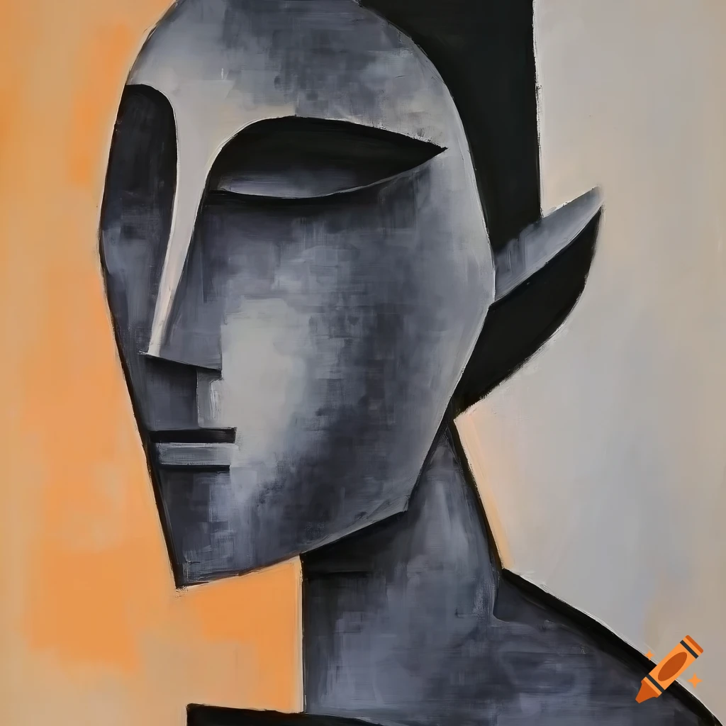 Saint Sebastian painting in cubist, Malevich, and expressionist style ...