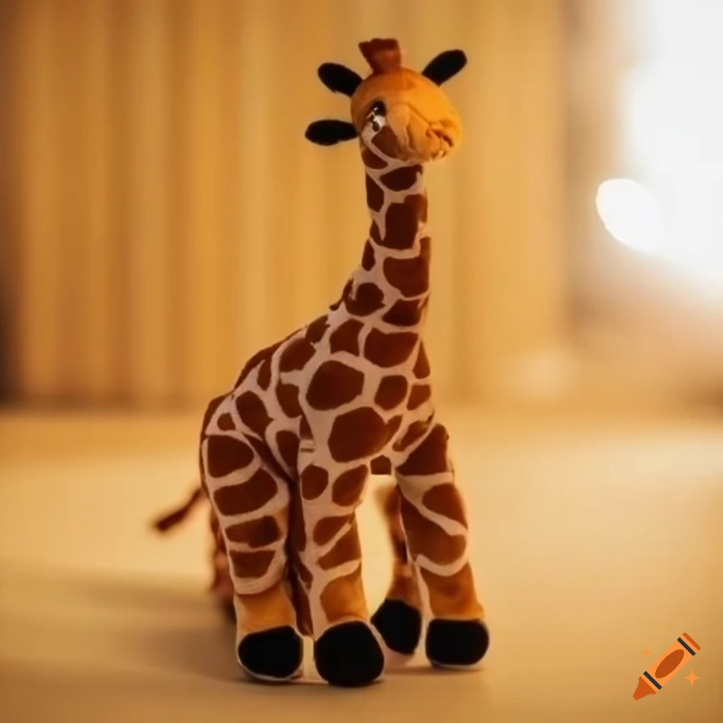Giraffe plushie on Craiyon