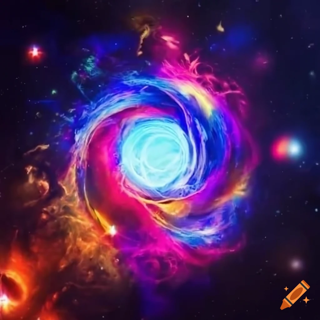 Exploding spin magic cosmic wheel chamber on Craiyon