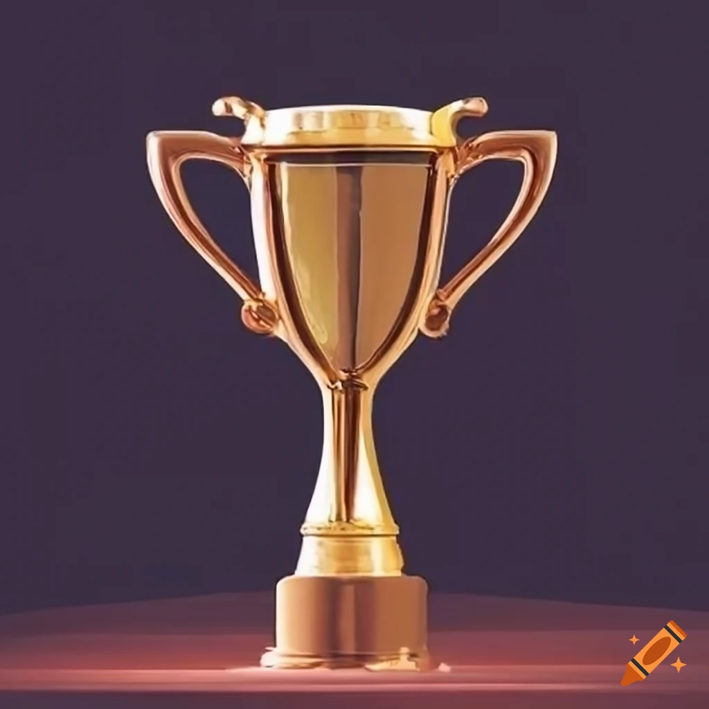 Winner cup trophy on Craiyon