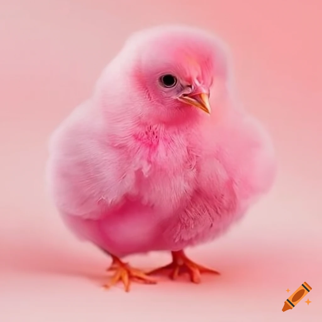 Pink chick on Craiyon