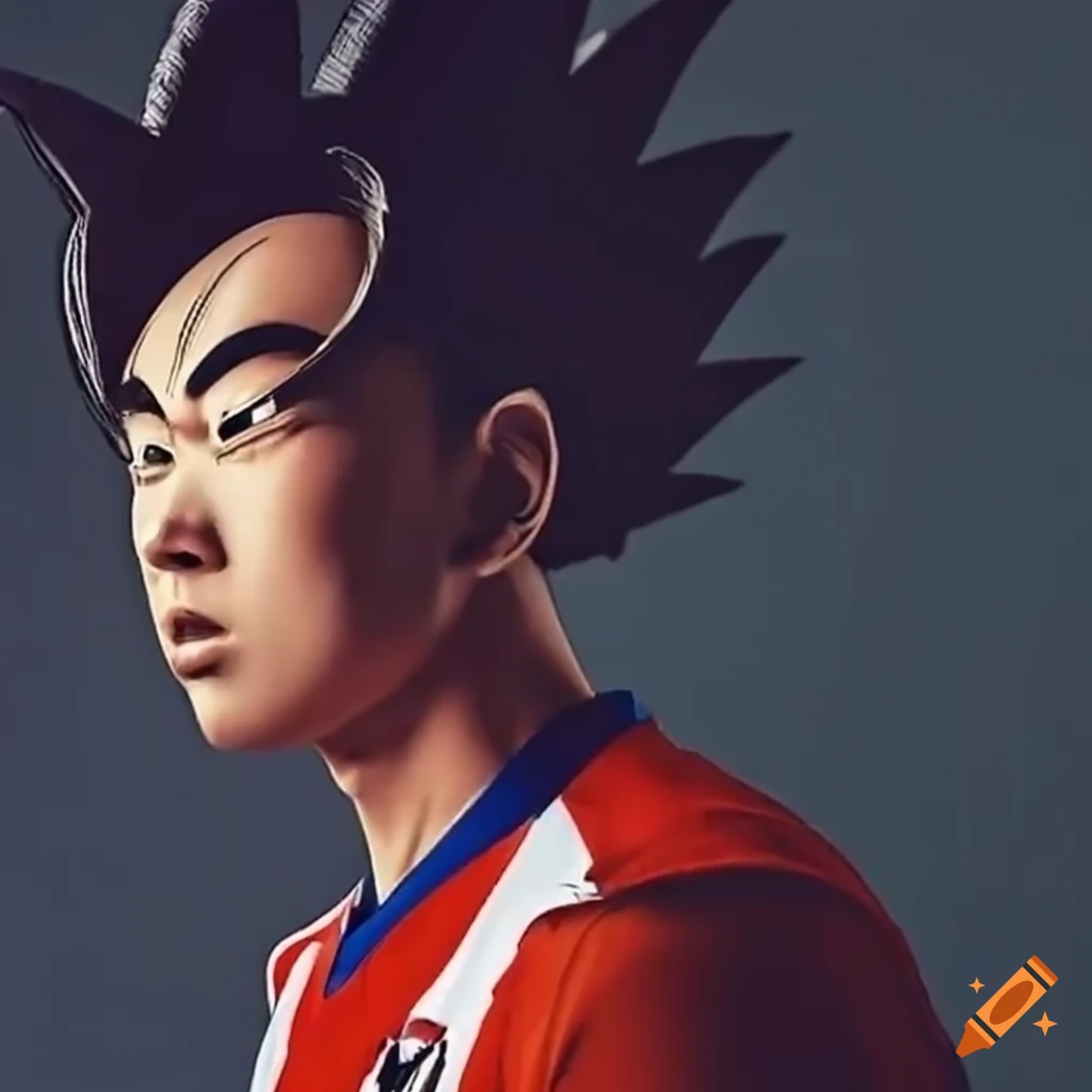 Goku fan of River Plate soccer team on Craiyon