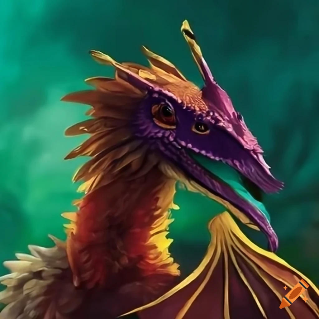 Exotic dragon bird people diversity in arborea on Craiyon