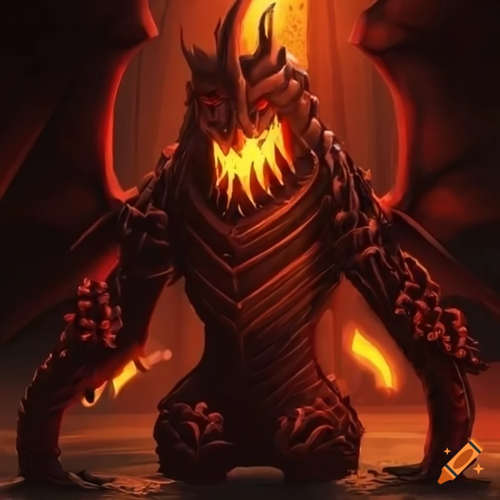 Daedric lantern on Craiyon