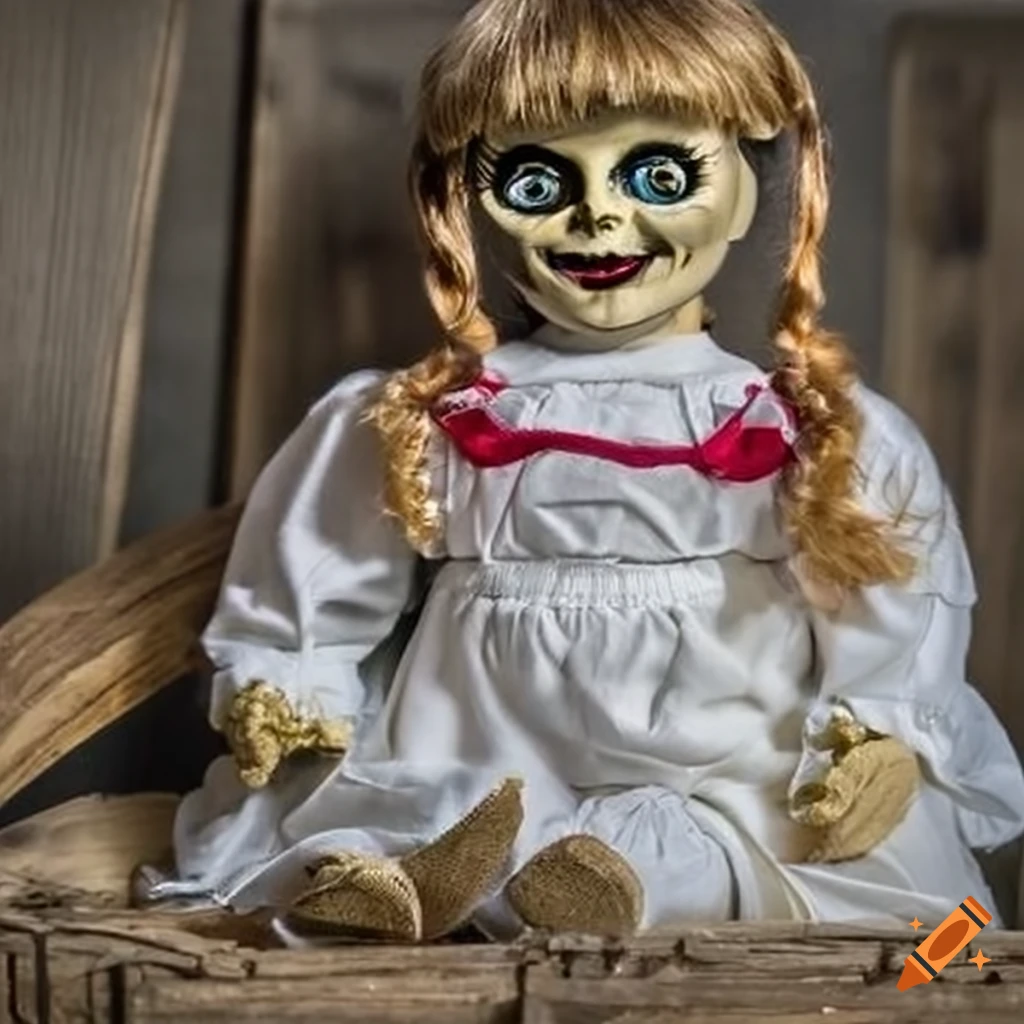 Annabelle doll on Craiyon