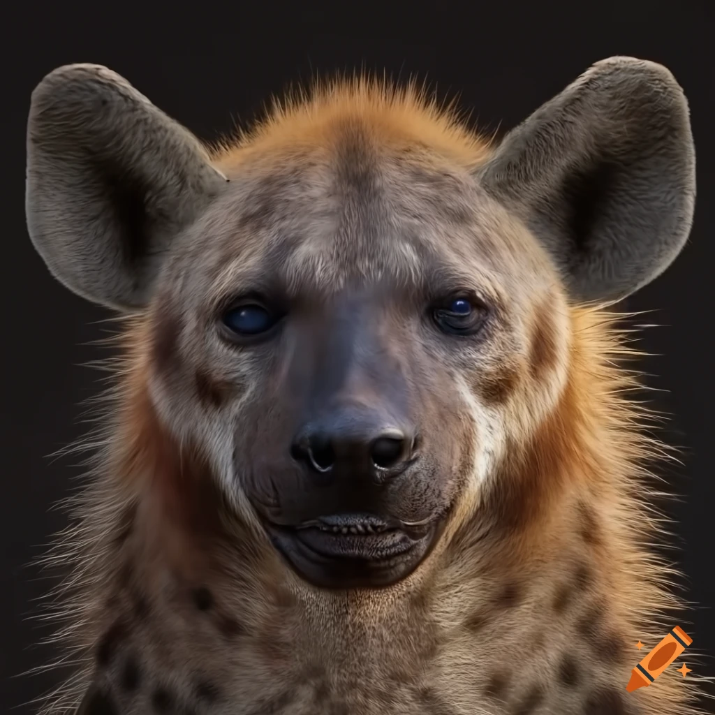 Realistic brown spotted hyena fur pattern in 8k resolution on Craiyon