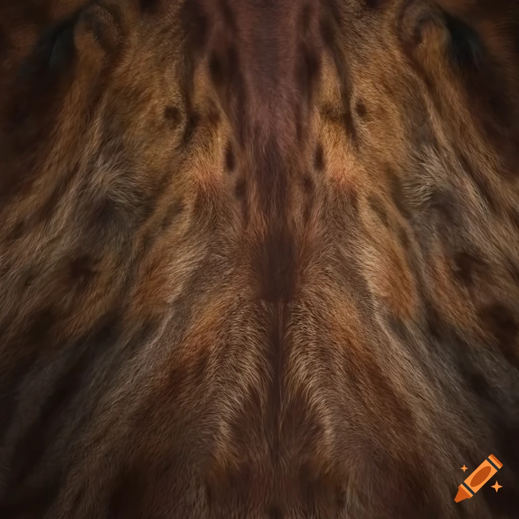 Realistic brown spotted hyena fur pattern in 8k resolution on Craiyon