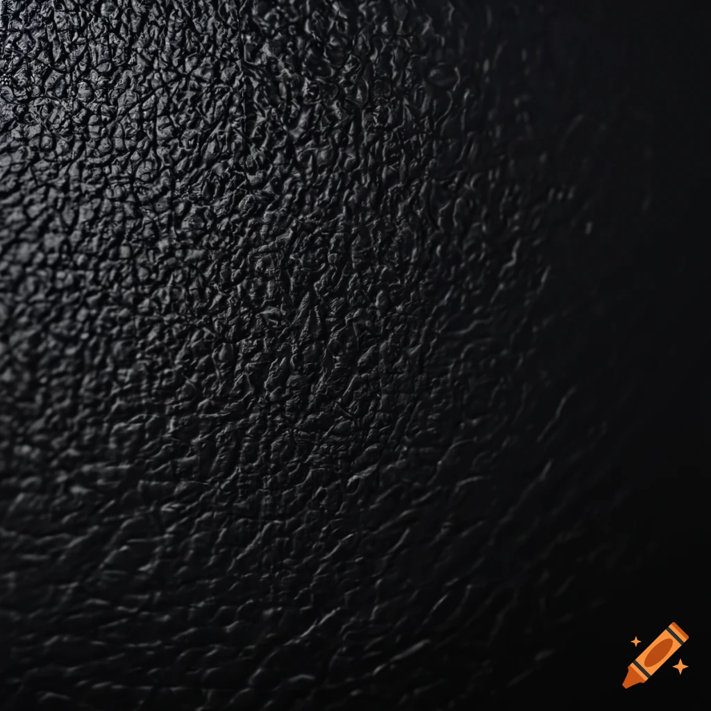Shiny black rubber texture on Craiyon