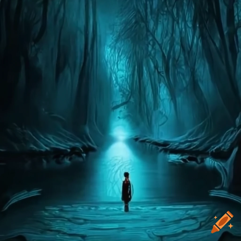 Intriguing scene with twists and turns, a puzzle for viewers to solve ...