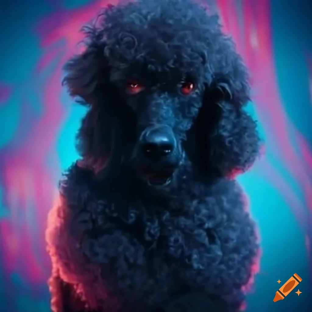 Demon tornado poodle on Craiyon