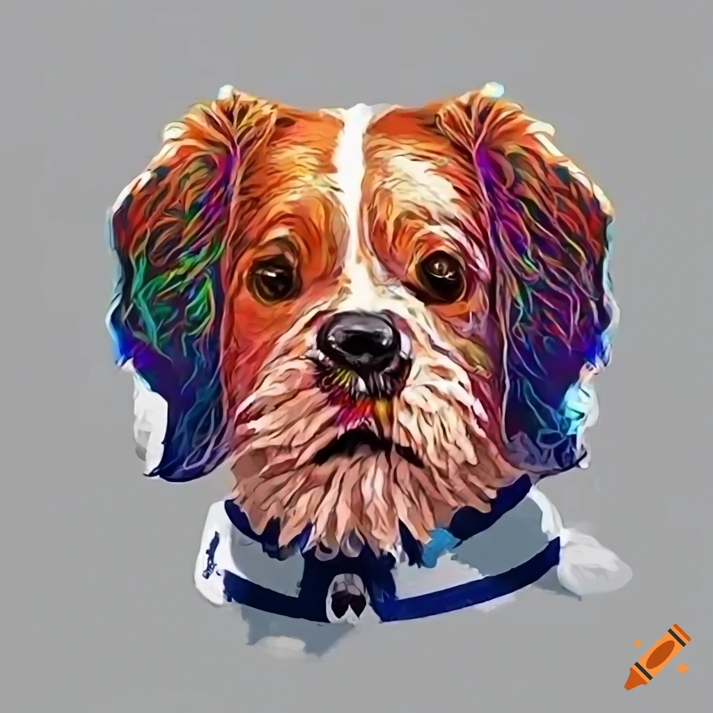 Toronto maple leafs represented as a dog on Craiyon