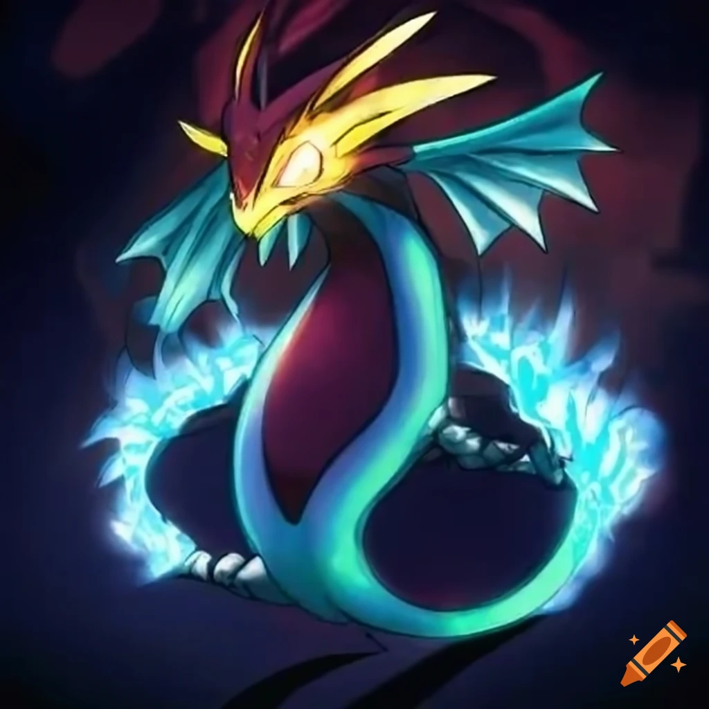 Electric dragon pokemon character on Craiyon