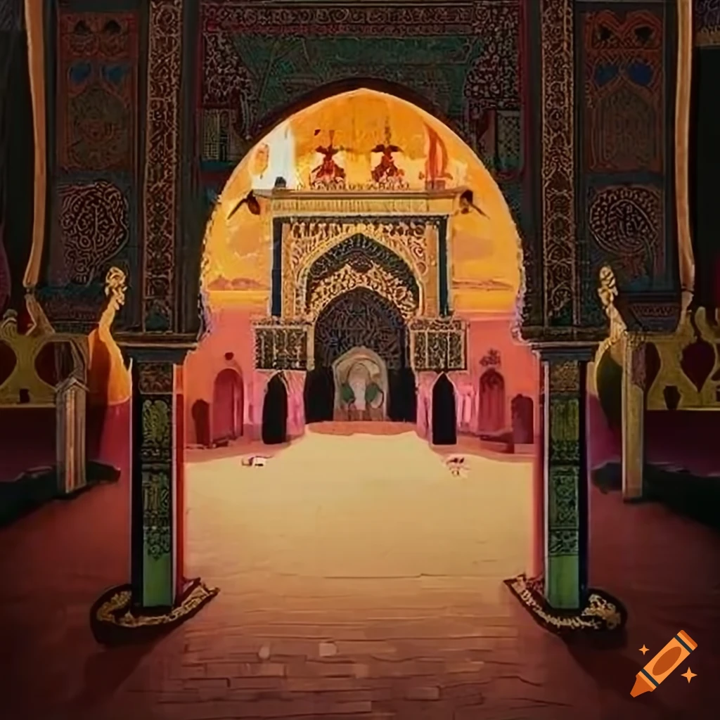 Illustration of diverse society in al-andalus during medieval times on ...